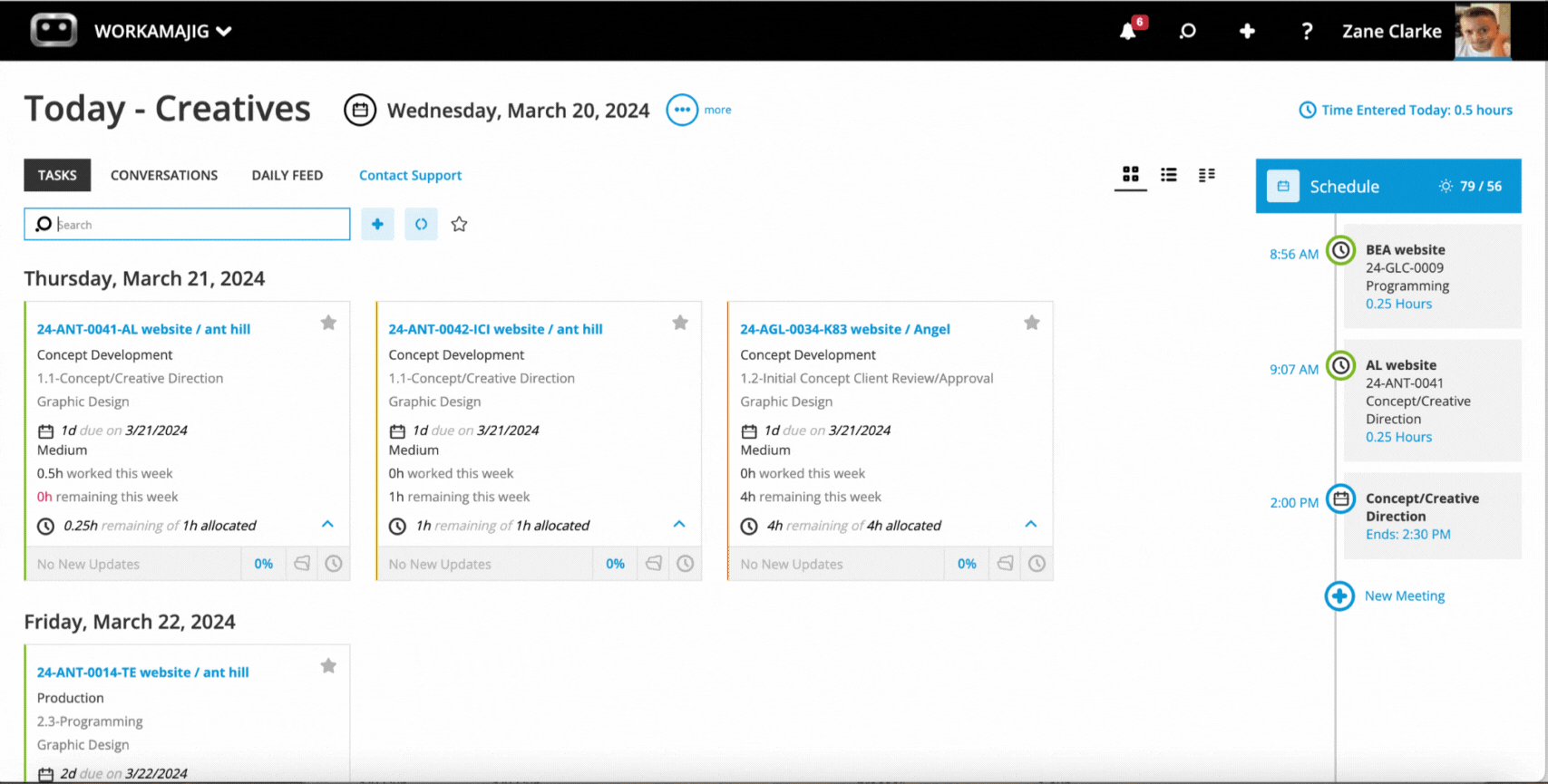 How to Track Creative Project Management Hours | Workamajig