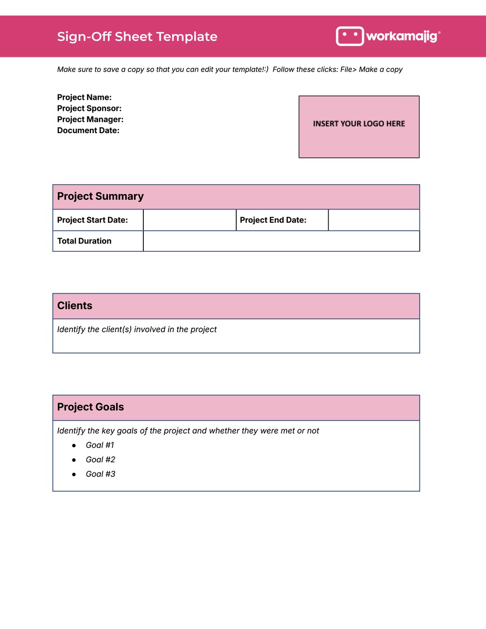 Project Sign-Off Sheets: Where, When and How to Use Them (Free Template)