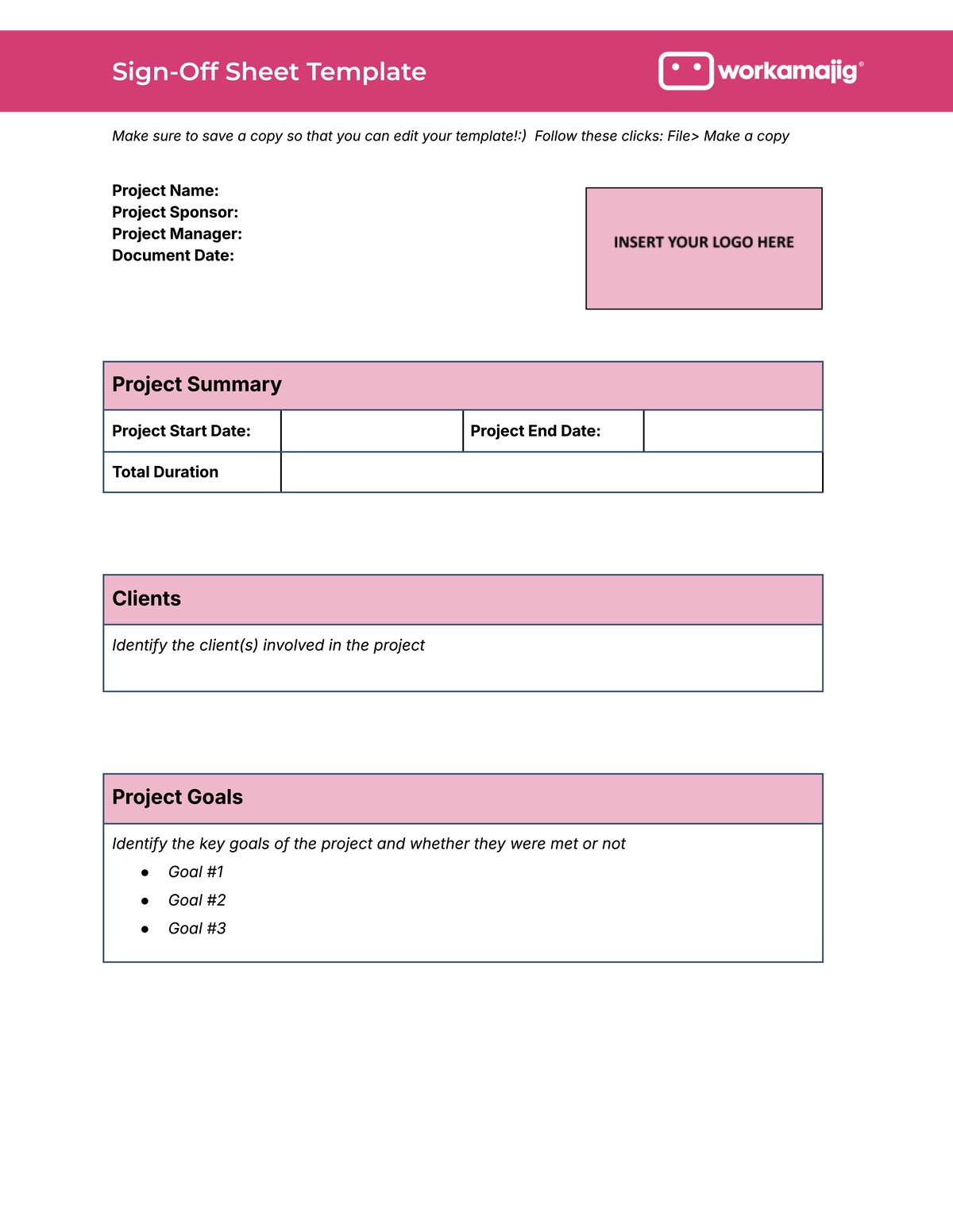 Project Sign-Off Sheets: Where, When and How to Use Them (Free Template)