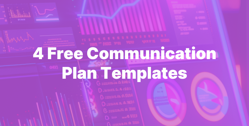 4 Free Communication Plan Templates